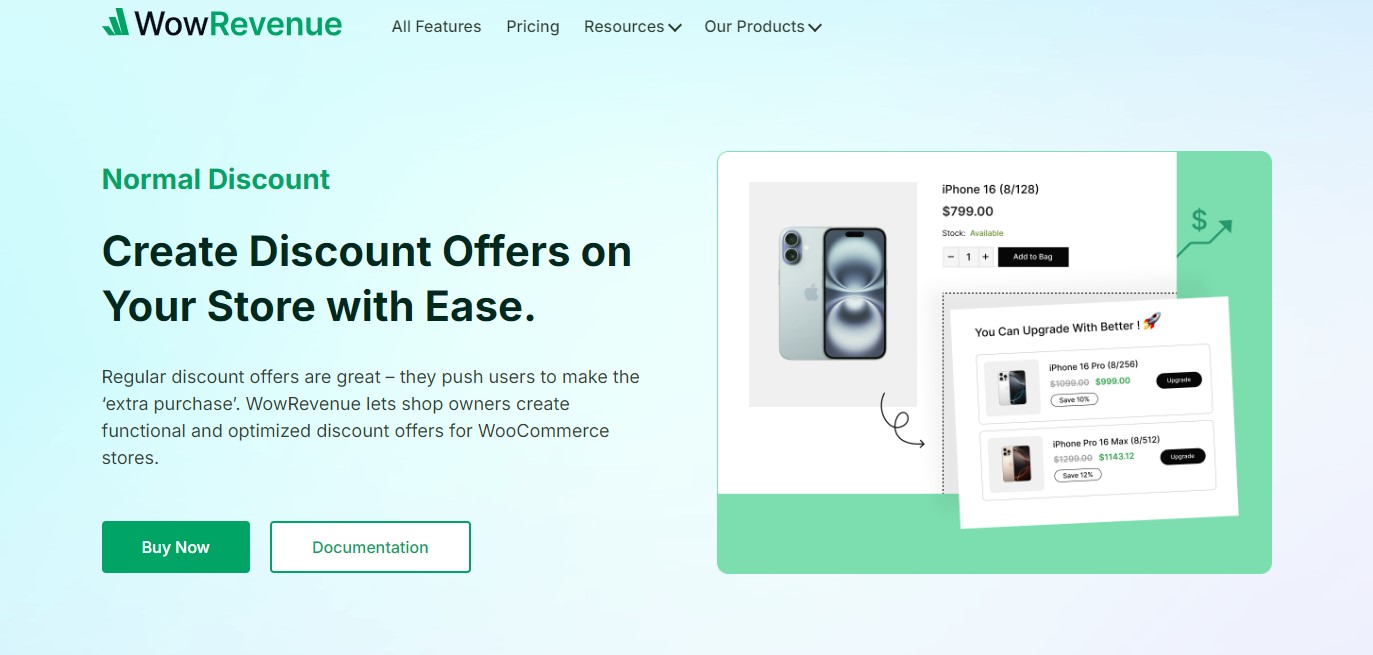 Normal Discount Campaign for WooCommerce - WowRevenue