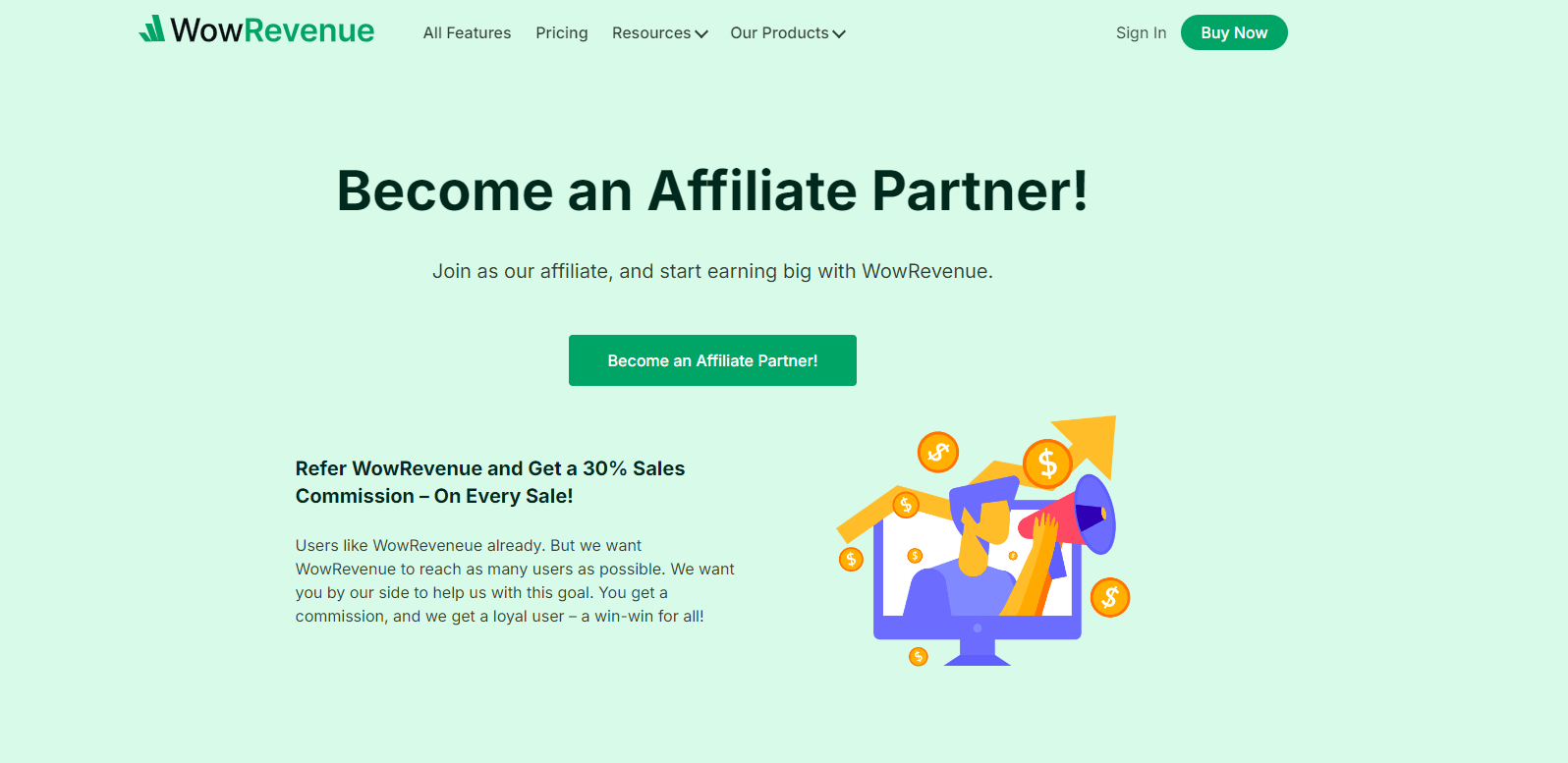 Become an Affiliate Partner | WowRevenue