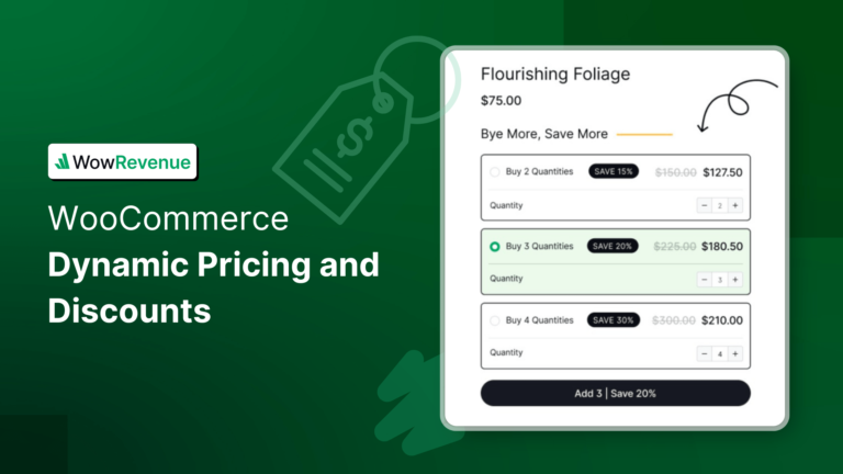 How to Set Up WooCommerce Dynamic Pricing and Discounts - WowRevenue